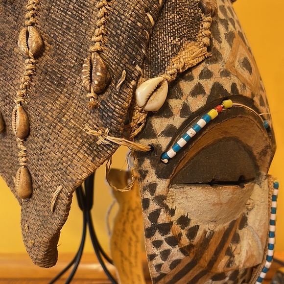 Vintage | Art | Vintage 94s Bantu Tribal Mask Vintage Hooded West ...